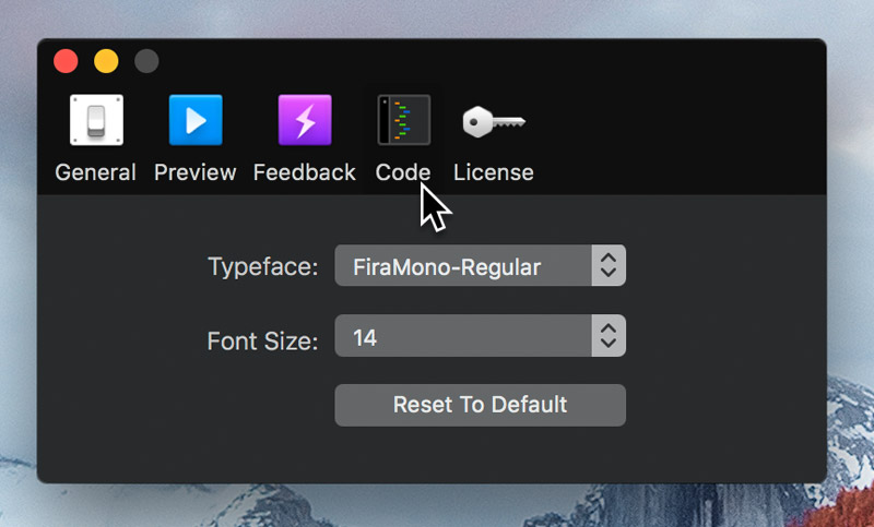 Code Editor – Blocs – User Documents